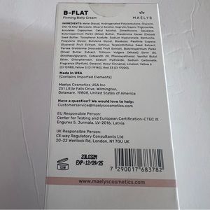 Maelys | Bath & Body | Maelys Bflat Belly Firming Cream Full Size Brand ...